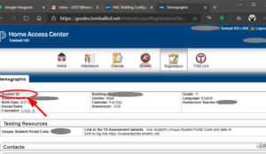 Login Home Access Center